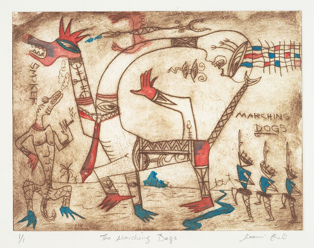 The Marching Dogs | Christchurch Art Gallery Te Puna o Waiwhetū
