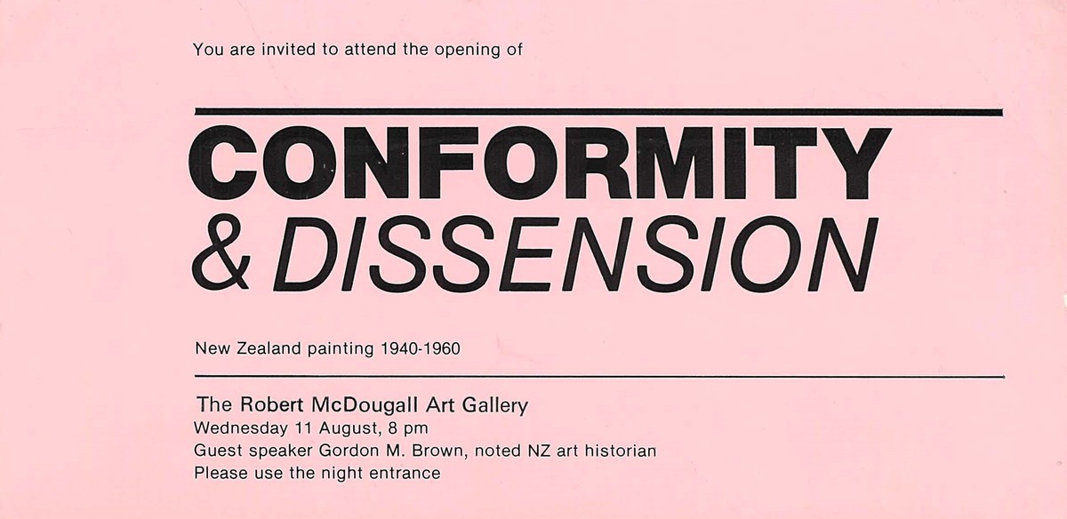 New Zealand Painting, 1940-1960: Conformity and Dissension ...