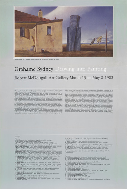 Grahame Sydney: Drawing Into Painting | Christchurch Art Gallery Te ...
