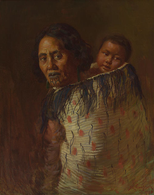 Maori Mother And Child | Christchurch Art Gallery Te Puna o Waiwhetū