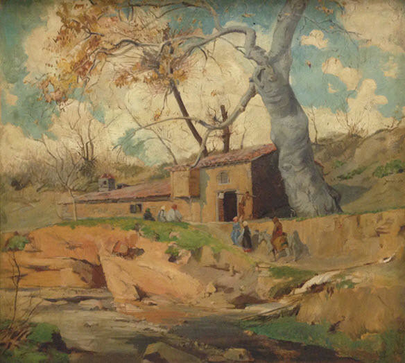 Rural Scene In Greece | Christchurch Art Gallery Te Puna o Waiwhetū