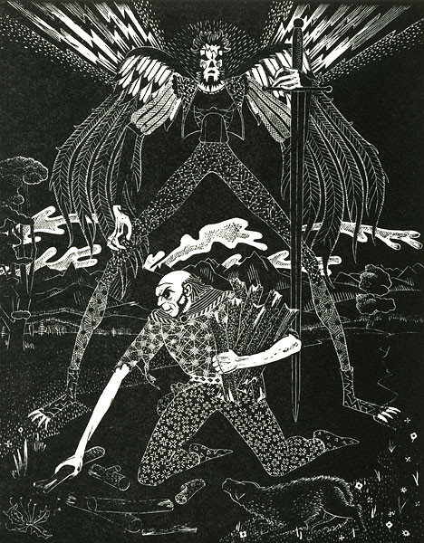 Death and the woodcutter by Leo Bensemann | Christchurch Art Gallery Te ...