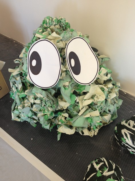 Populate! update #24 (Masking tape monster) | Christchurch Art Gallery ...