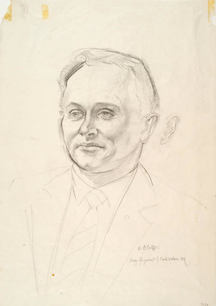 Study for portrait of Frank Dickson Esq. | Christchurch Art Gallery Te ...