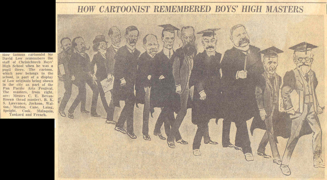 David Low Cartoons | Christchurch Art Gallery Te Puna o Waiwhetū