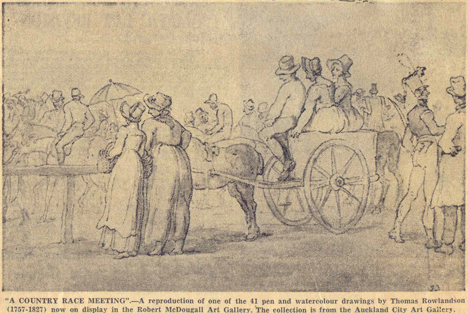 Thomas Rowlandson Drawings | Christchurch Art Gallery Te Puna o Waiwhetū