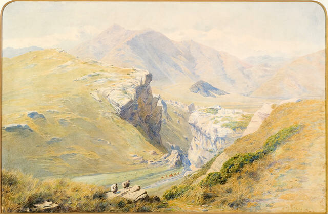 Mount Torlesse from near Castle Hill, West Coast Road, Limestone Gate ...