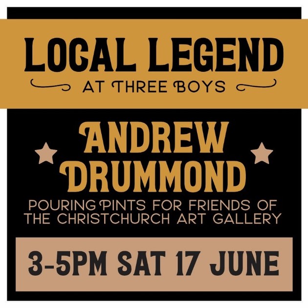 Local Legend at Three Boys | Christchurch Art Gallery Te Puna o Waiwhetū